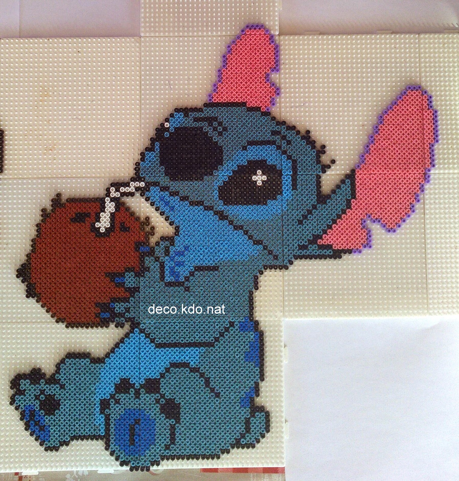 DECO.KDO.NAT: Perles hama: stitch noix de coco cocktail | Perler bead art