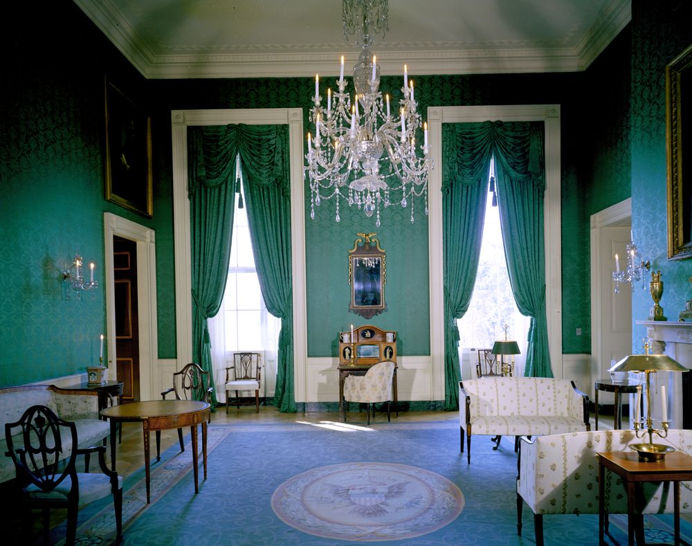 The Devoted Classicist: Jacqueline Kennedy's Green Room