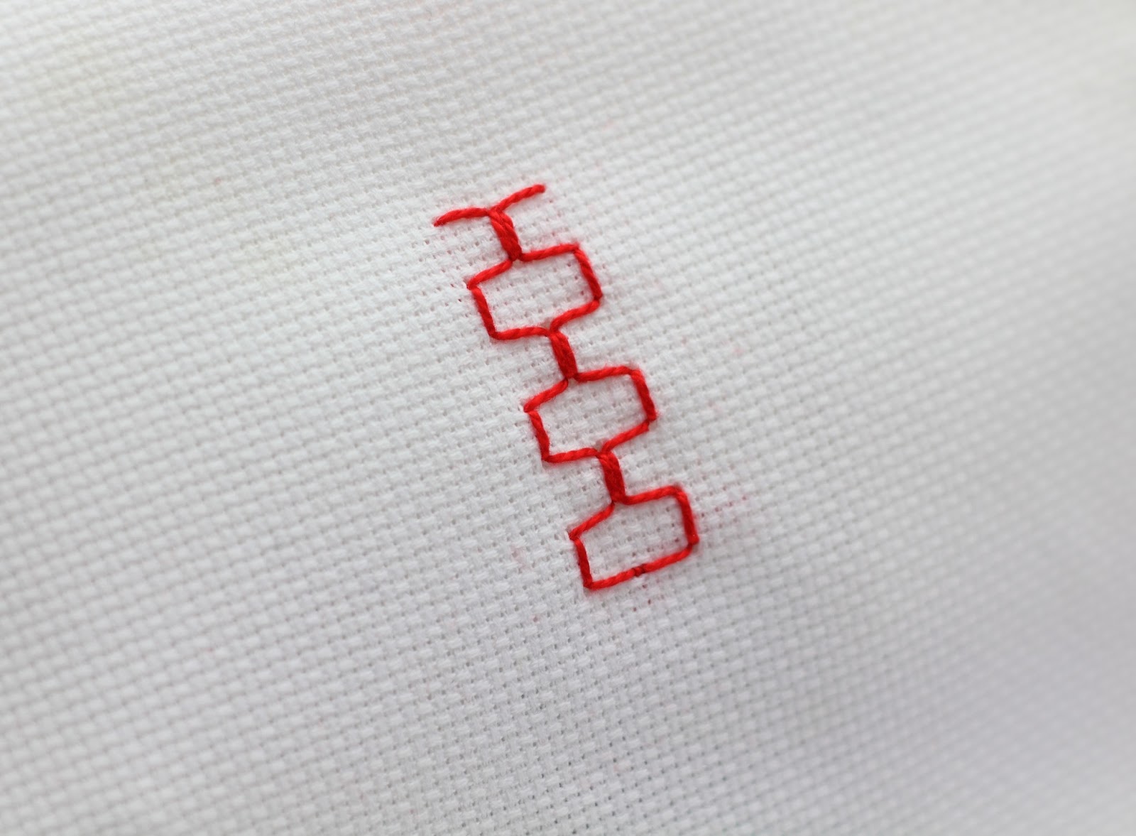 big B: 100 Stitches - Honeycomb Filling Stitch