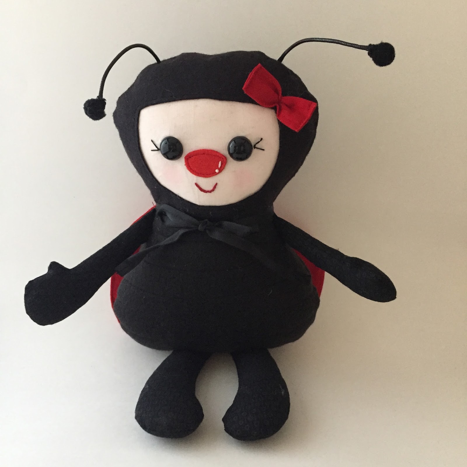 A Happy Carrot: ladybug love!