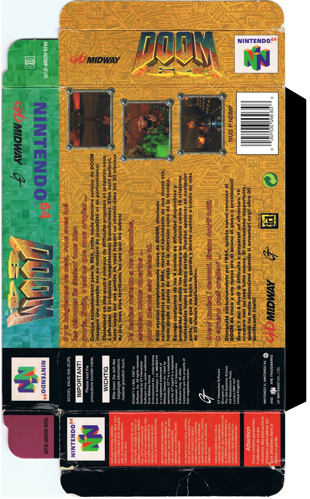 Gamer Labels: Doom 64