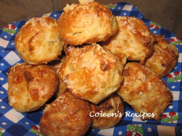 Coleen's Recipes: CHEESE PUFFS (Gougeres)