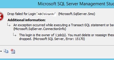 How to identify SQL Server job owner ~ Kiran Tamang's SCCM Blog