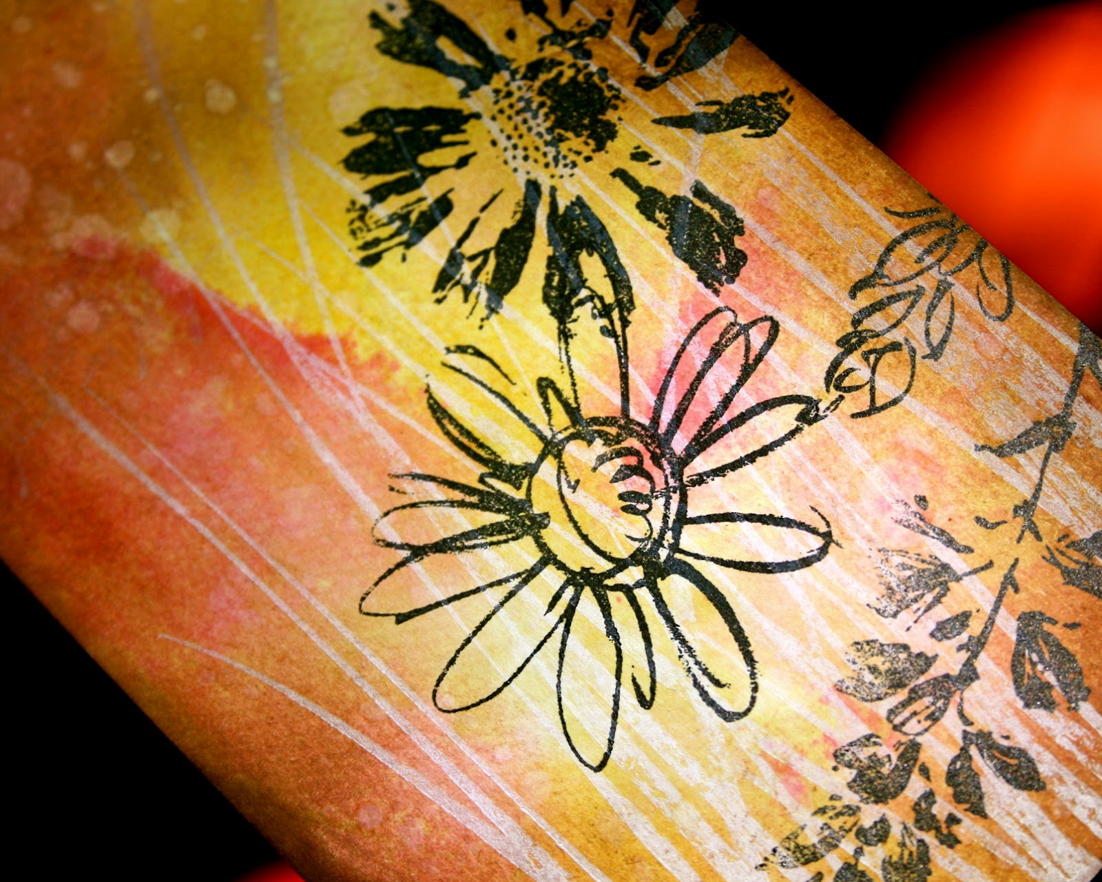 Hokiecoyote Blog: Stamping with Craft Ink