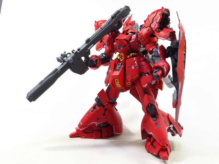 Custom Build: RG 1/144 MSN-04 Sazabi [Detailed]
