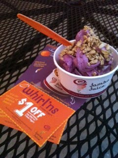 Fro-Yo Girl Speaks: Jamba Juice Whirl'ns Frozen Yogurt