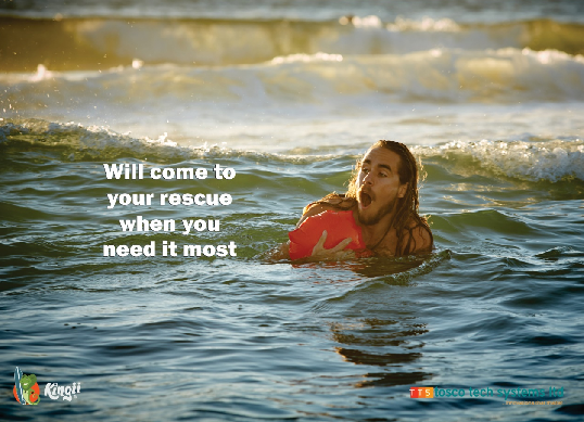 At last, a portable emergency floatation device that can keep you ...