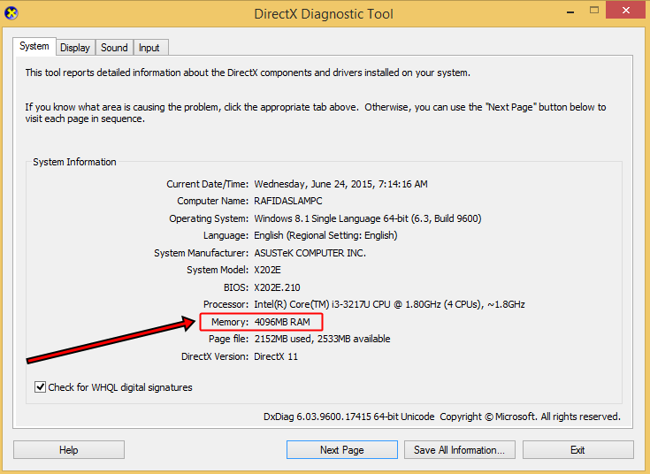 Cara Melihat Ukuran Ram Dan Vga Memory - thatchangetheirsky