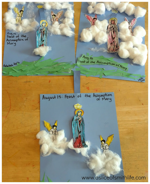 A Slice of Smith Life: August 15th::Feast of the Assumption of Mary:: A ...