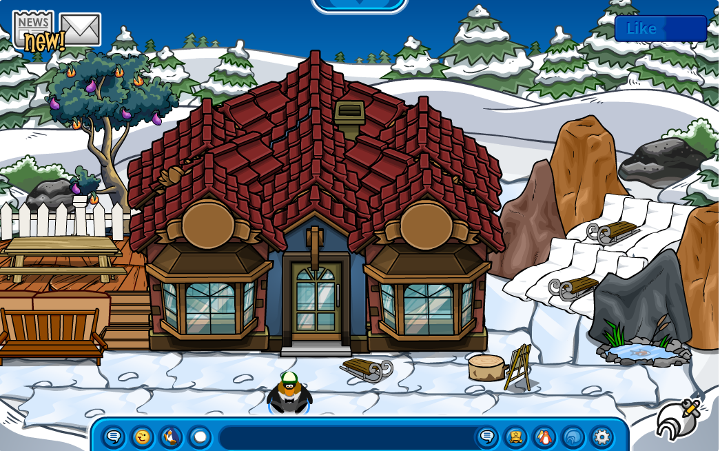 Club Penguin Igloo Ideas: house igloo made by Netsky