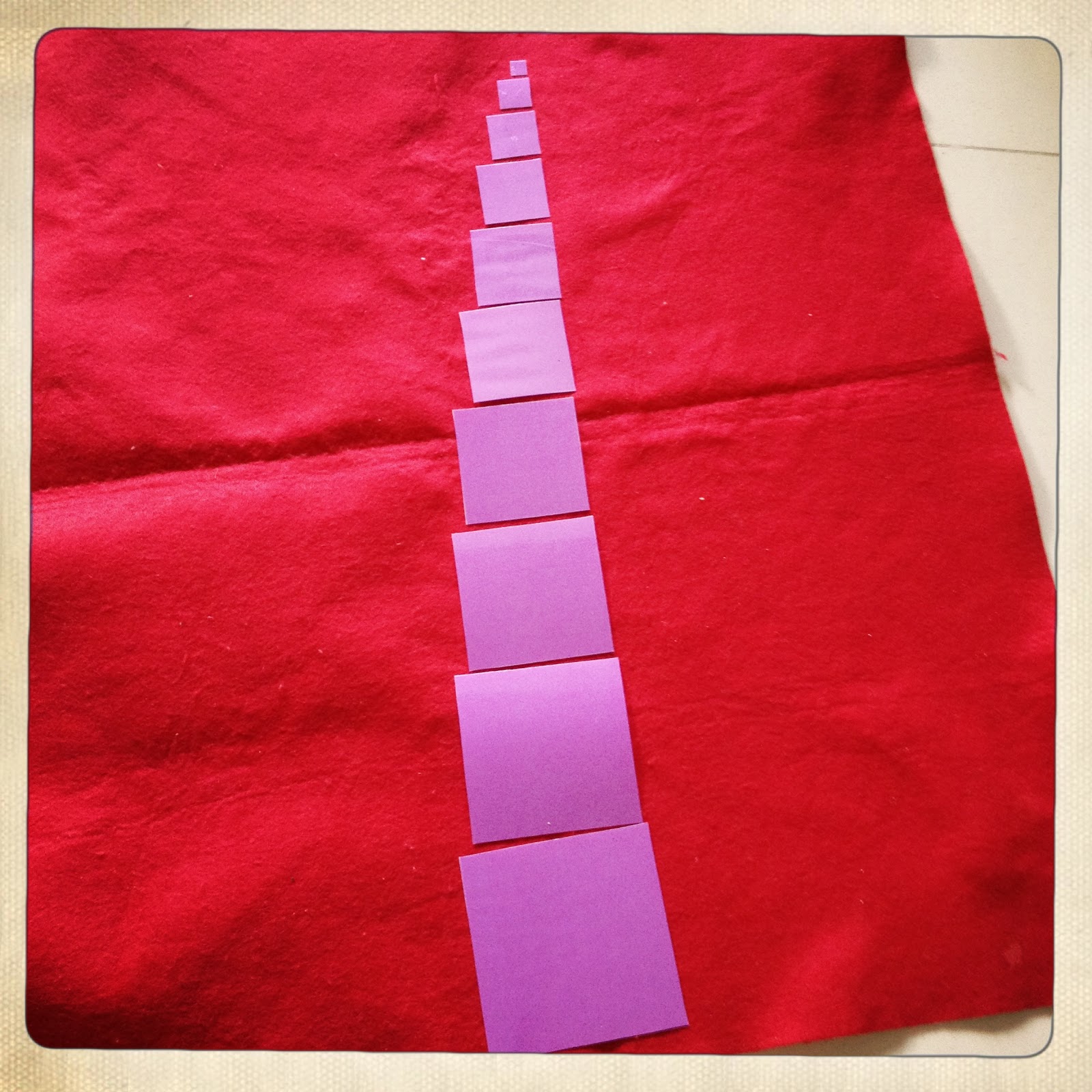 Homeschool@sg: Montessori- Pink Tower