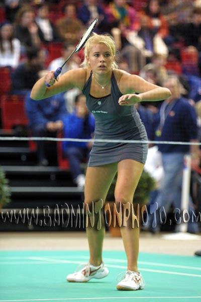 Best Celebrity: Carola Bott Female Badminton Player