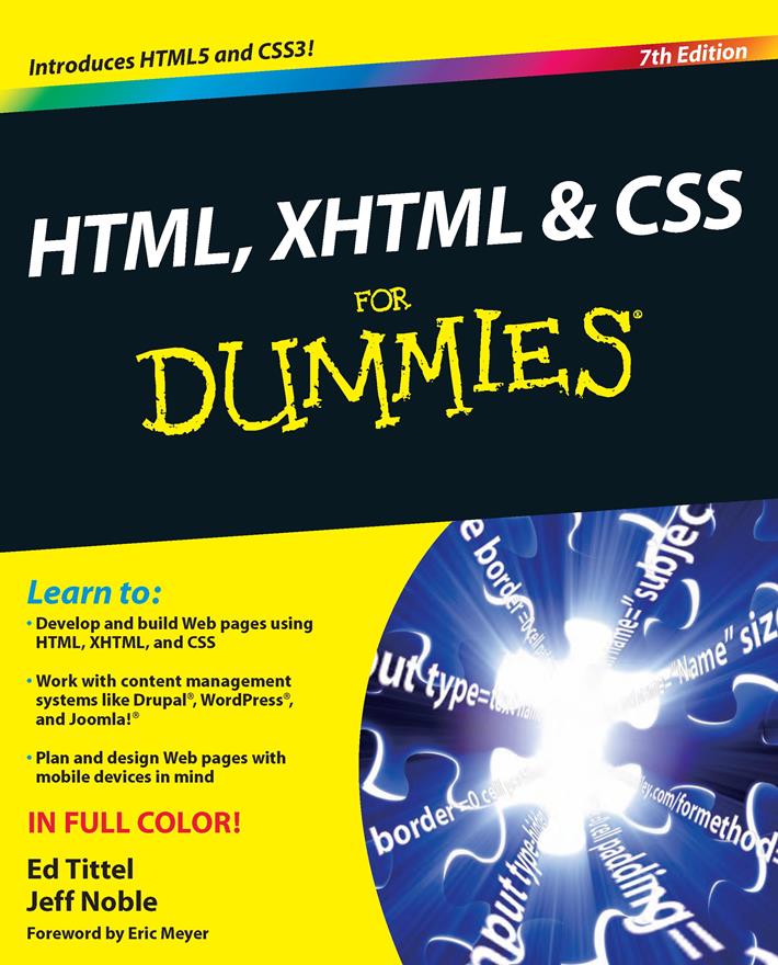 HTML, XHTML and CSS For Dummies, 7th Edition | FreeLibros