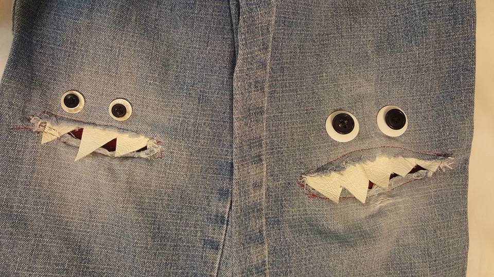 I Can Work With That; Refashions by Chickie W.U.: The Jeans That Scared ...