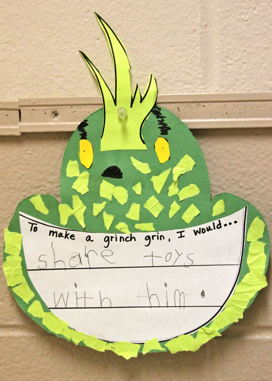 Kindergarten Hopefuls: How to Make a Grinch Grin