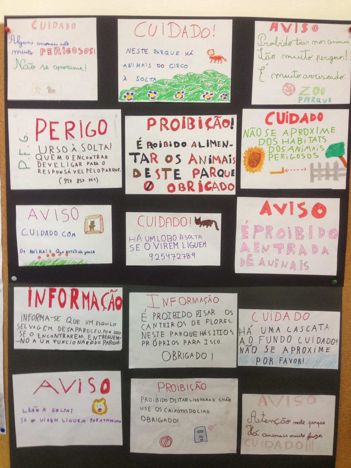 Blogue da Turma 1F: Tipos de texto- o aviso