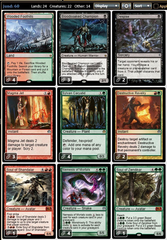 Magic the Gathering Adventures: [Standard] Jund no DTK deck