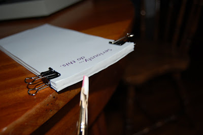 What's Going On With Me: Crafty Tutorial: DIY notepads