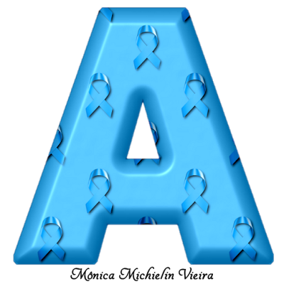 M. Michielin Alphabets: BLUE NOVEMBER ALPHABET, ALFABETO NOVEMBRO AZUL