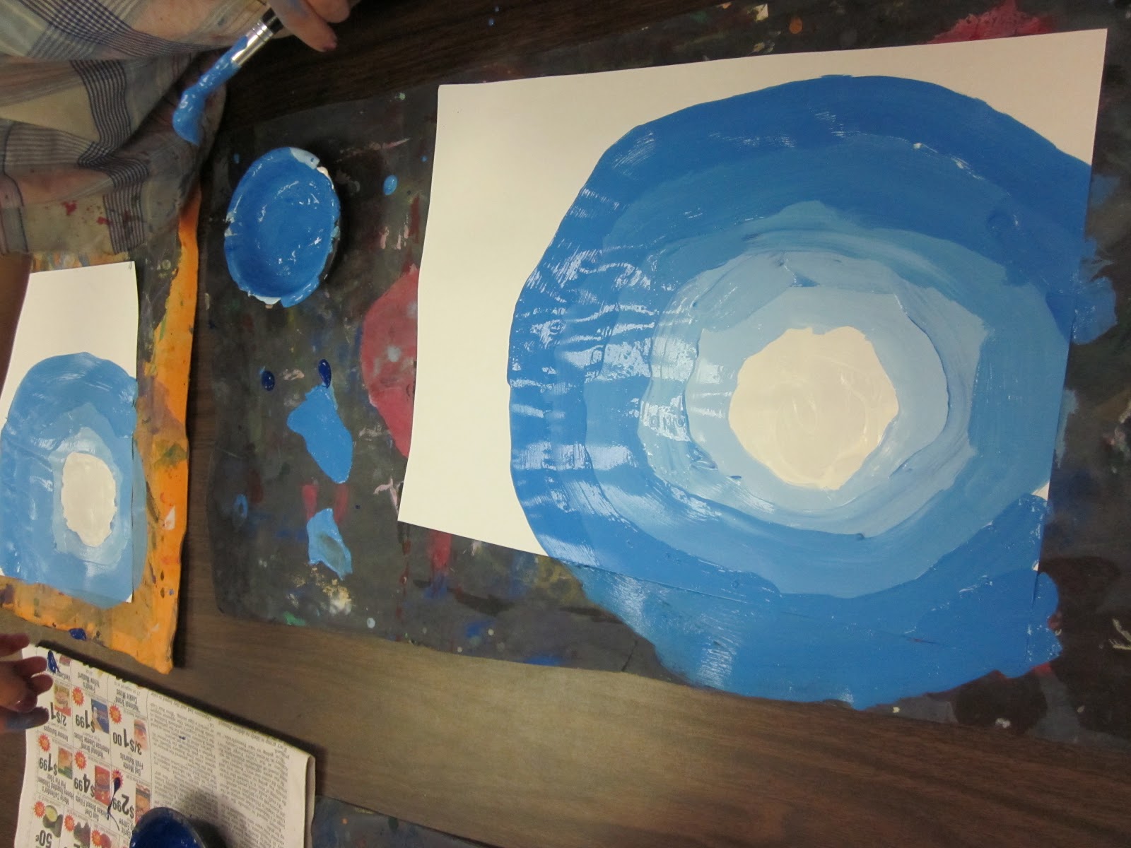 The Lenkerville Art Room: Wednesday Works - Tints, shades, and tones ...