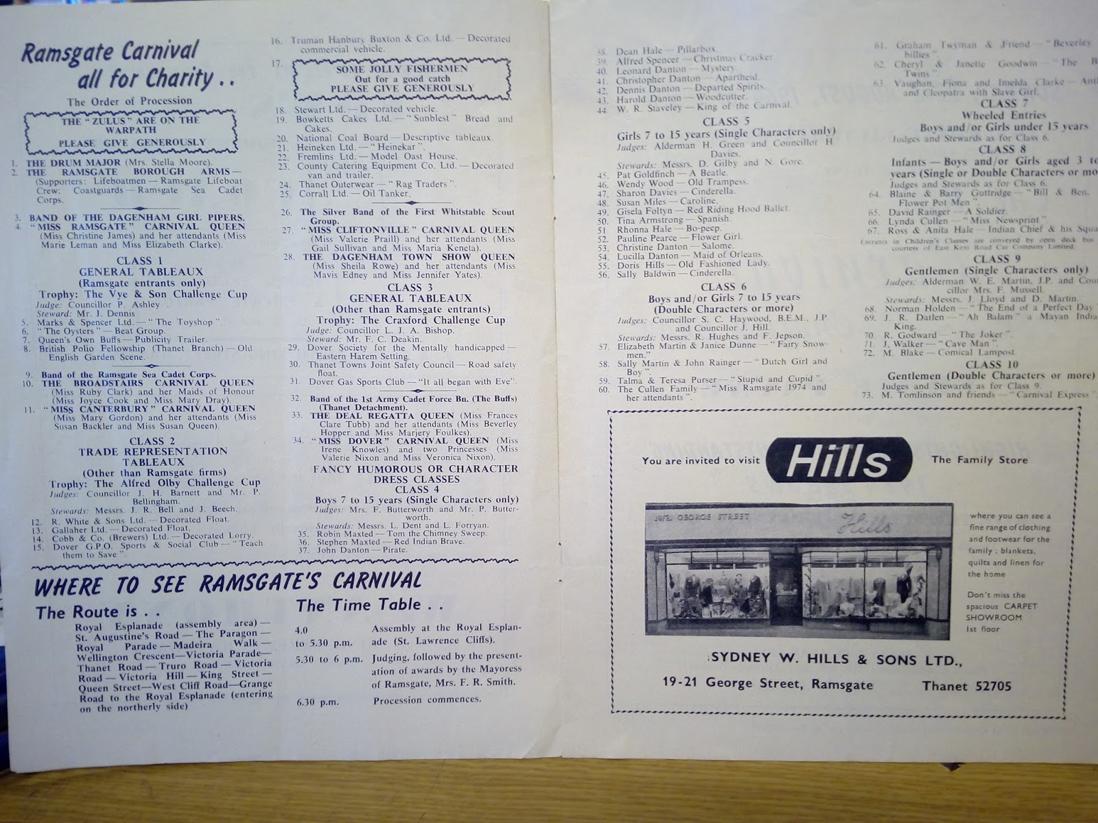 thanetonline: Ramsgate Carnival program for 1968, some photos of the ...