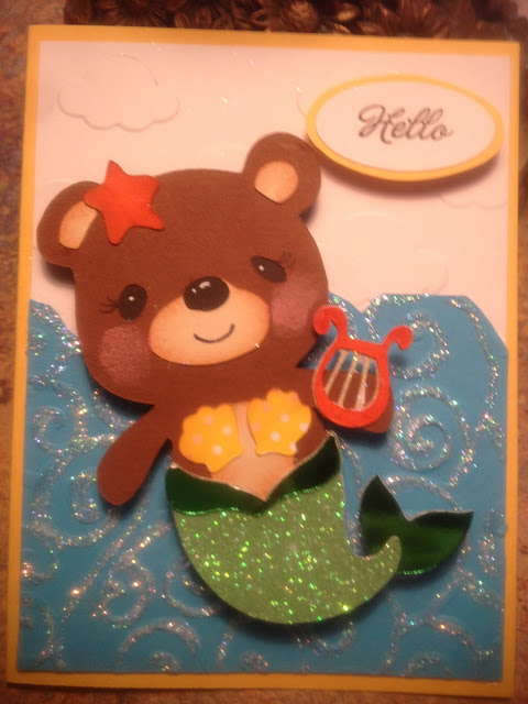Scrap-n-Sew Granny: Teddy Bear Parade Series- #9 Mermaid Bear