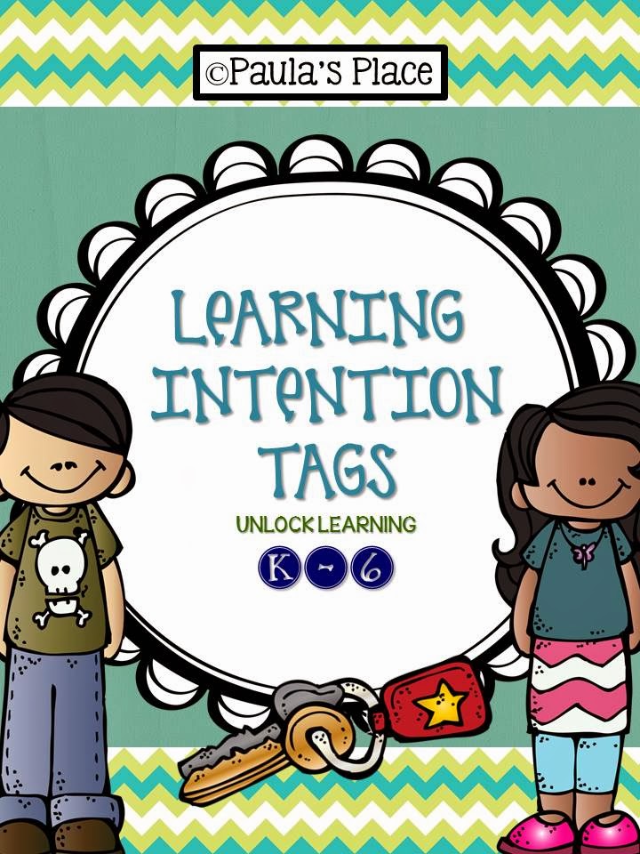 Paula's Place: Learning Intentions
