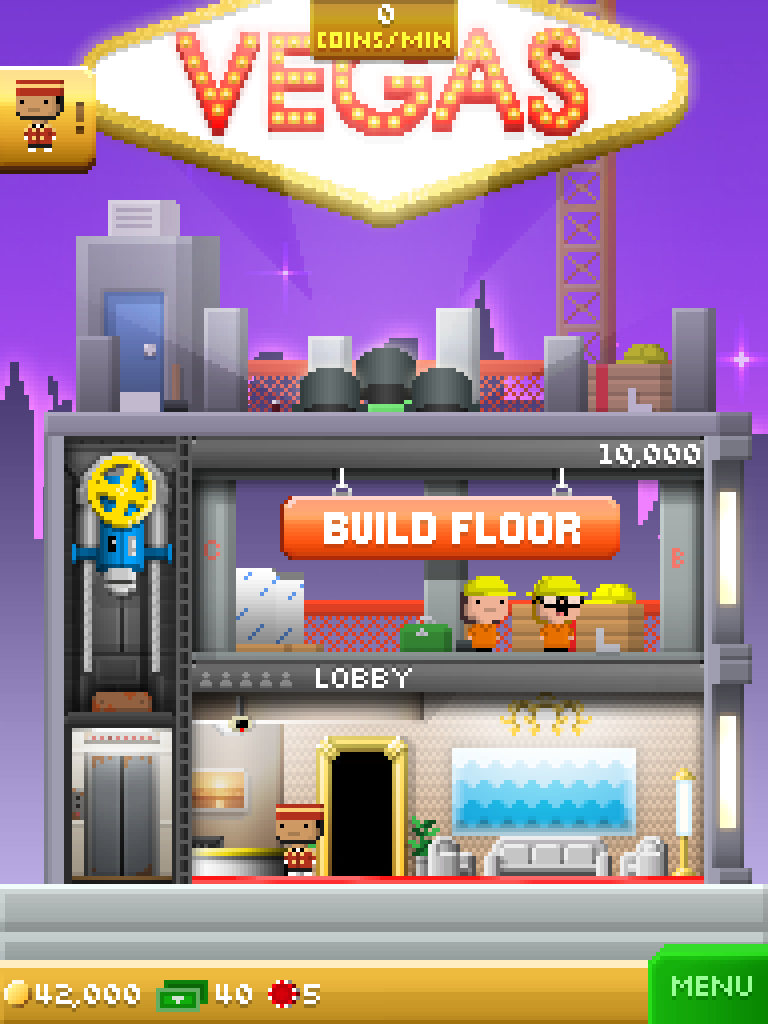Tiny Tower Vegas - Jogos Para iPad