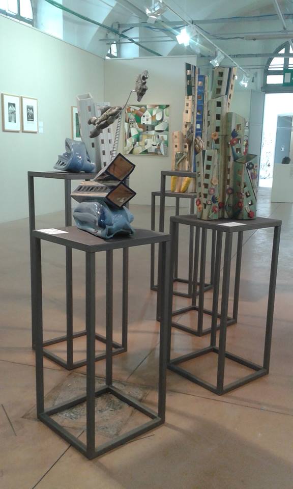 Spazio colorato: Allestimento Saluzzo Arte 2017