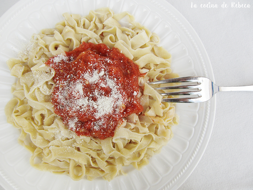 La cocina de Rebeca: Tallarines al pomodoro