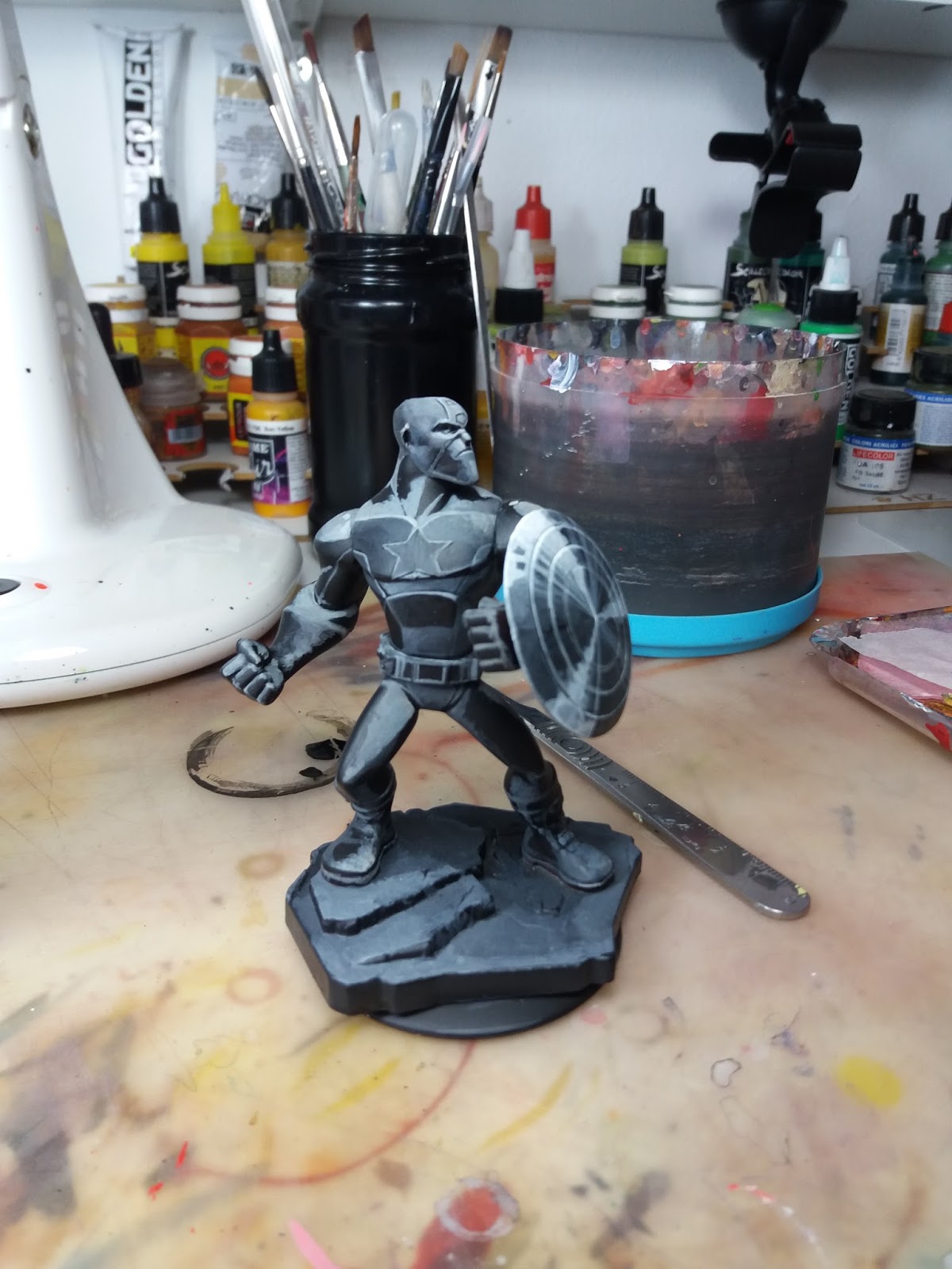 Eureka! miniature painting: Un día con BANSHEE