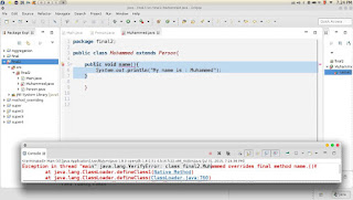 125 Java Final keyword with method كلمة نهائي مع الدوال جافا | كورسات بالعربي