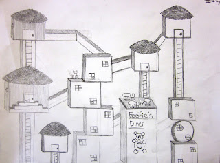 Art is Basic-- Art Teacher Blog: Secret Cities-- 4th/5th grade