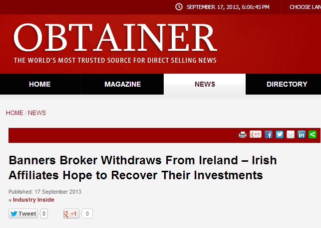 TARA TALKS: Banners Broker SCAM