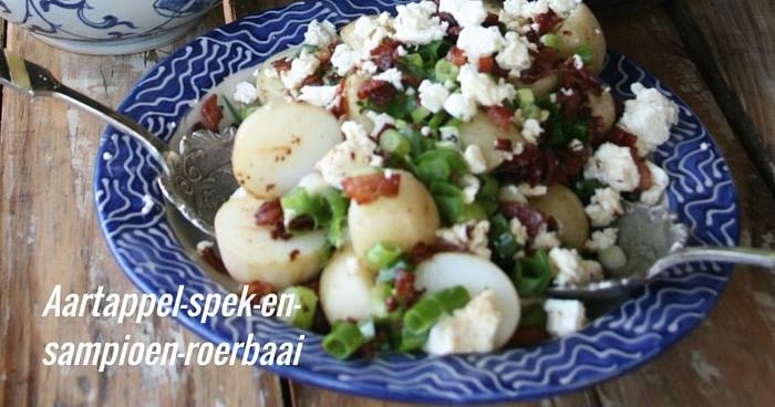 In en om die huis: Aartappel-spek-en-sampioen-roerbraai