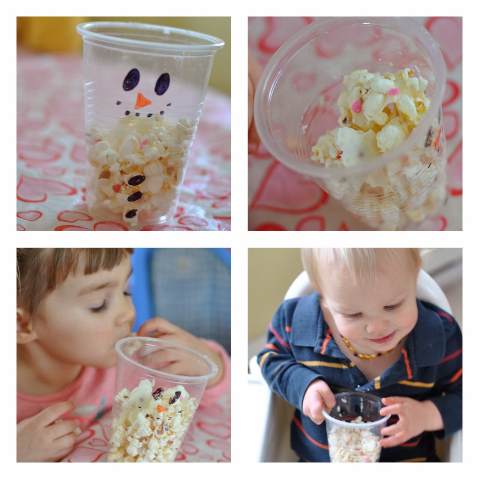 Kate's Kitchen: White Chocolate Valentines Day Popcorn