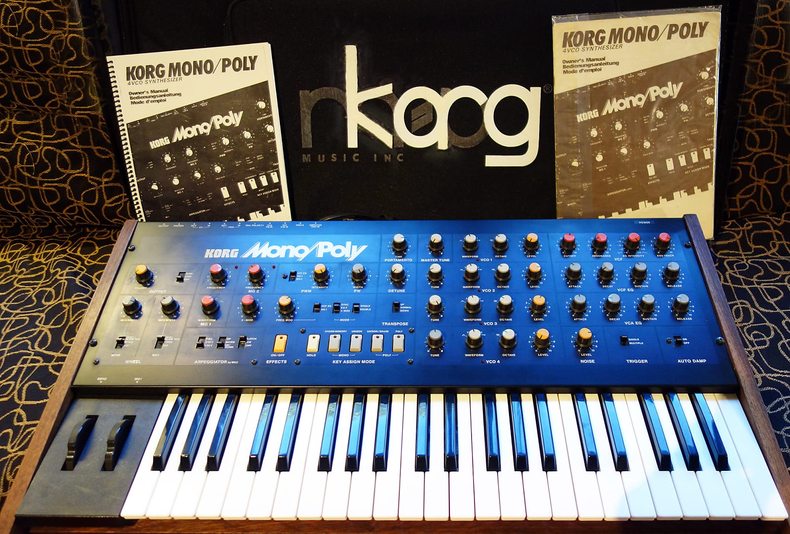 MATRIXSYNTH: Korg Mono/Poly Analog Synthesizer w/ Custom Colored Knob ...