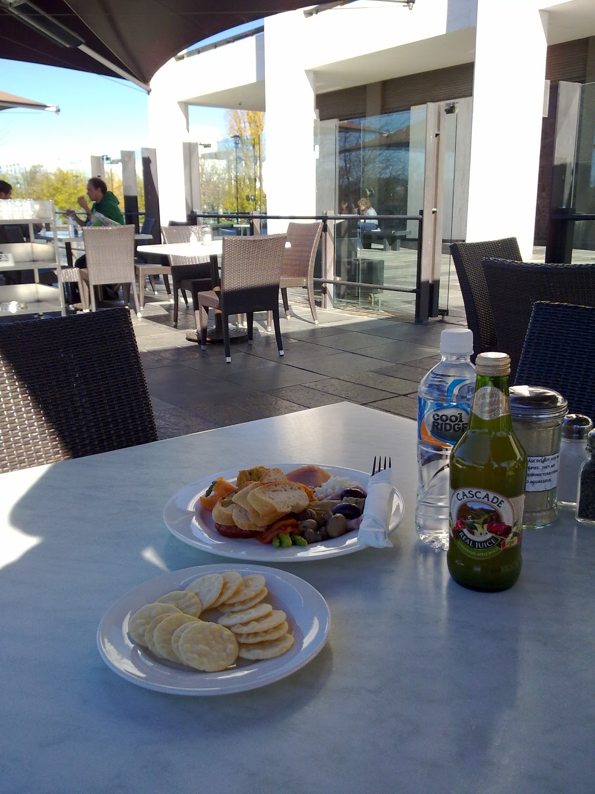 Road to Rome: Coffee at the National Library Canberra