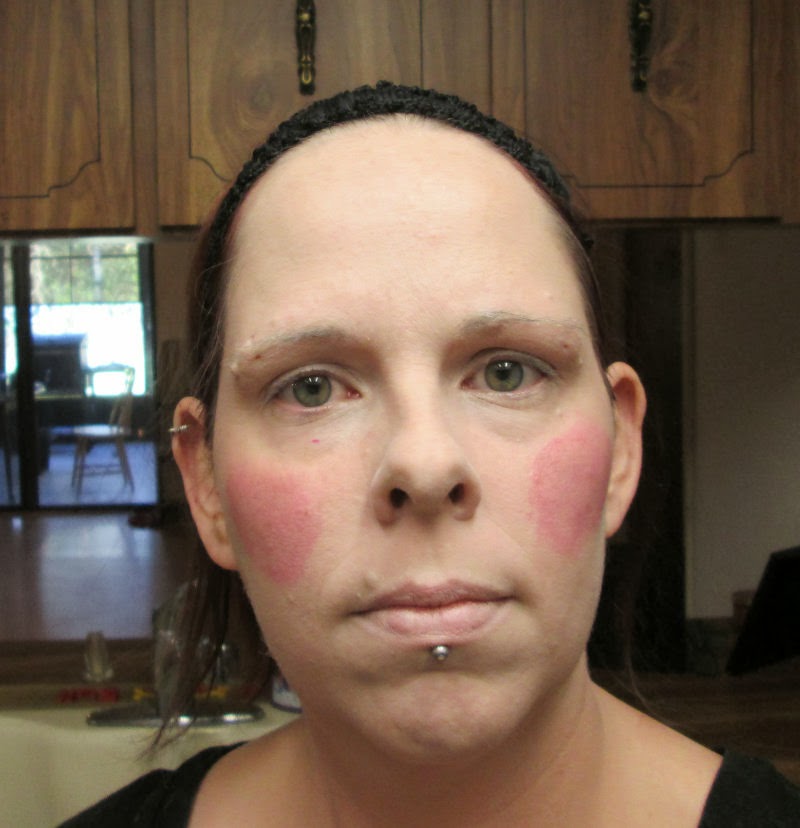 Tragedy's Tips & Treats: Creepy Cracked Porcelain Doll Makeup