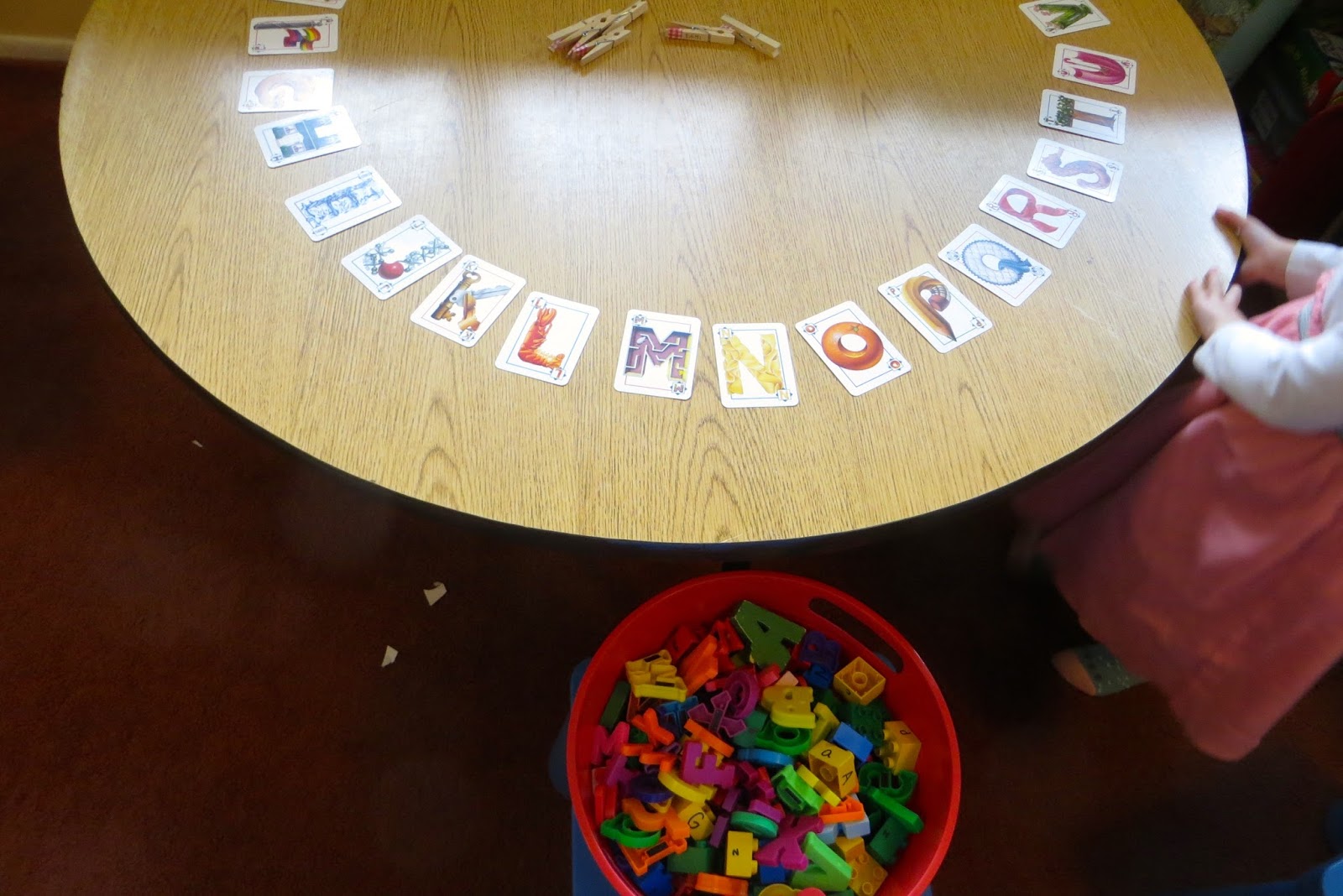 Ms. Sara's Preschool Blog: Learning Station - Letter Sort