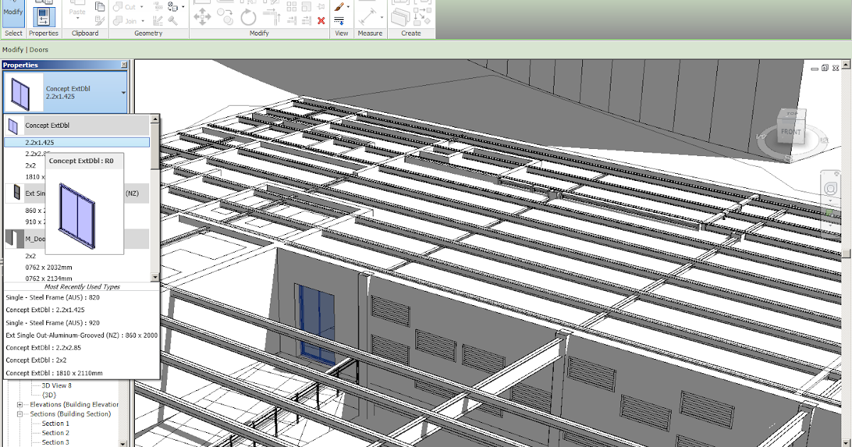 Revit II Xavier Bosch: puertas, ventanas y objetos