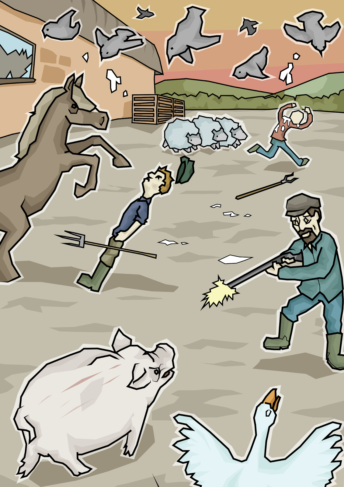 Will Nash - Illustration: Animal farm finals