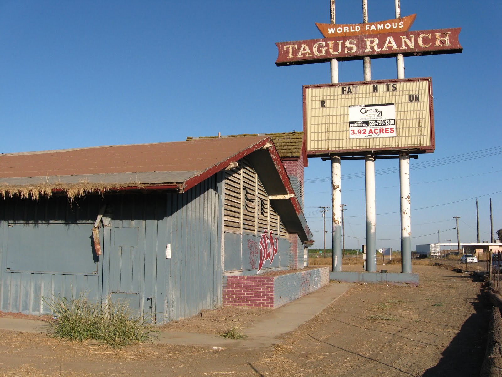 WalterWorld: Tagus Ranch & Perry's Coffee Shop Revisited - Tulare, CA