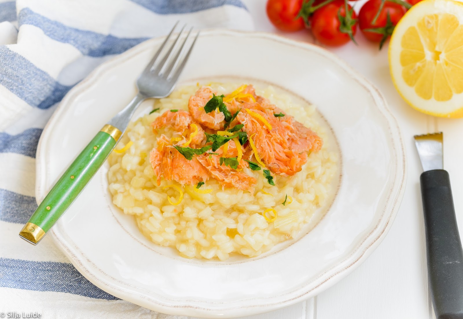 Silja, Food & Paris: Suitsulõhe ja sidruniga risoto ning risoto ...