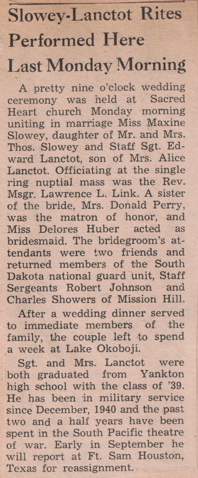 Are My Roots Showing?: Wedding Wednesday - Ed Lanctot and Maxine Slowey