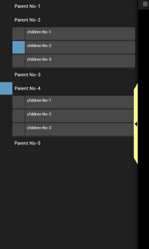 Android Android Sliding Menu With Expandable List