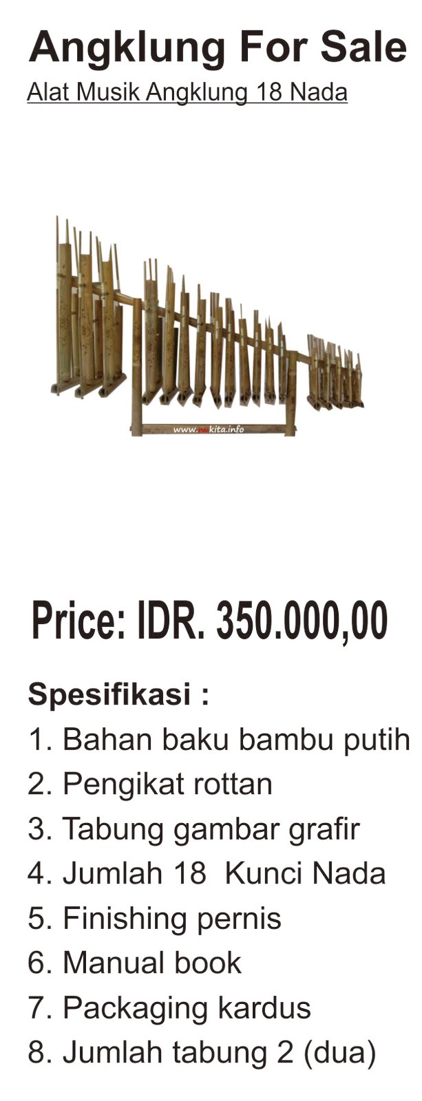 Angklung 18 Kunci Nada Melodi Dasar - Angklung | Angklung Indonesia ...