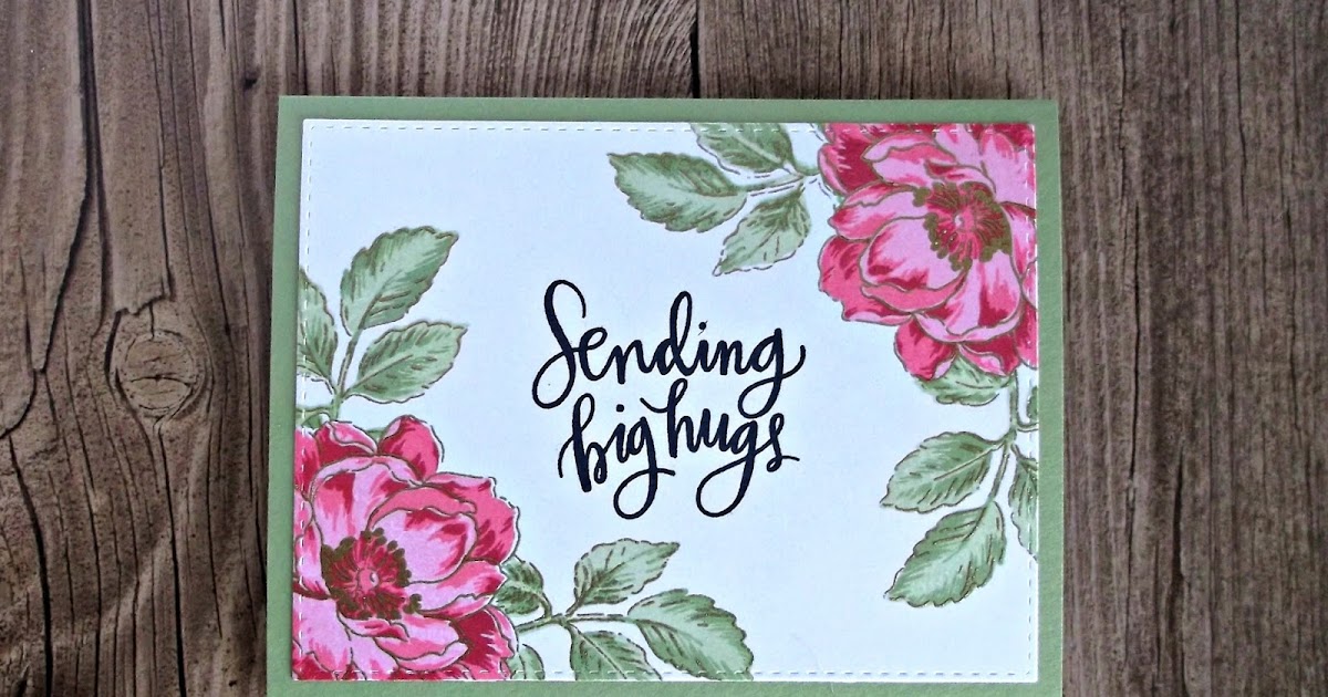 RBergfeld Card Designs: Floral Big Hugs