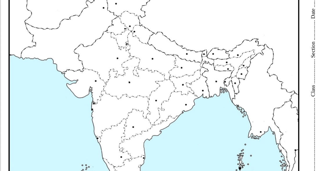 Drive My Way: Political Map Of India and Adjacent Countries