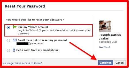 How to retrieve forgotten password on Facebook - NECOVILLA